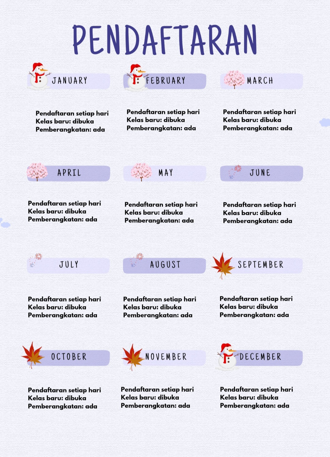 Kalender – PT. JIA